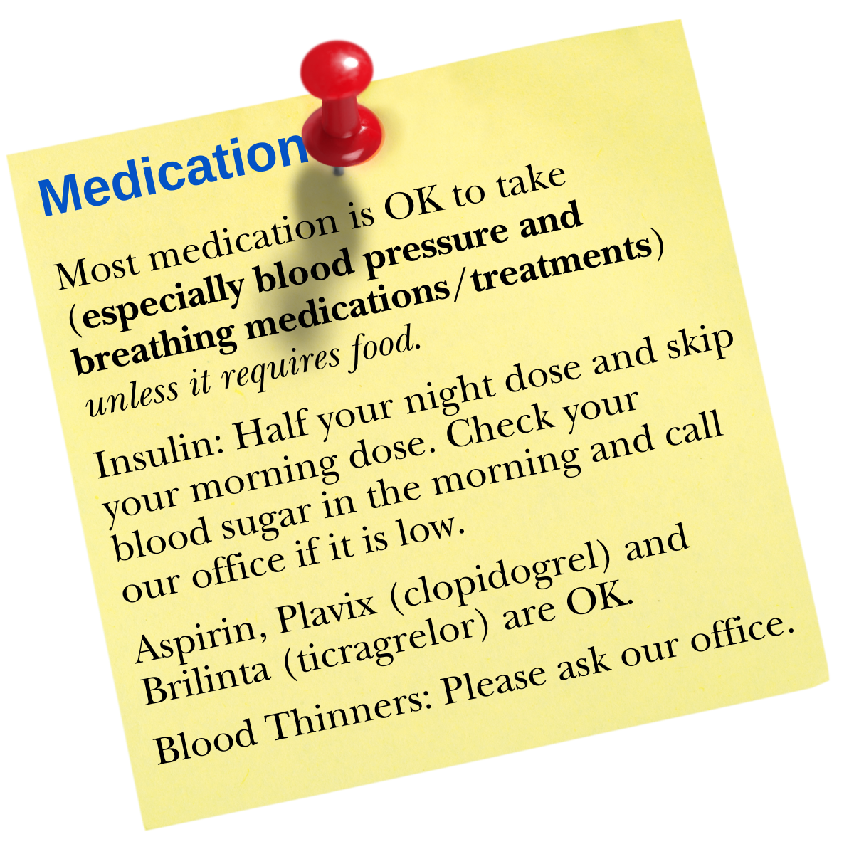 Pre-Op instructions | Northern Montana Oral Surgery Great Falls, MT ...